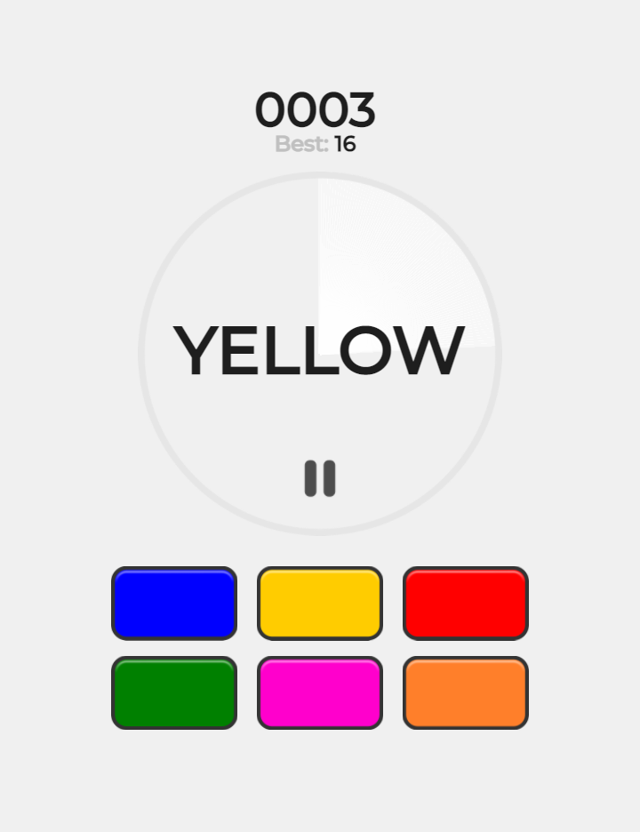Read the color - HTML5 Casual game by trezegames | CodeCanyon